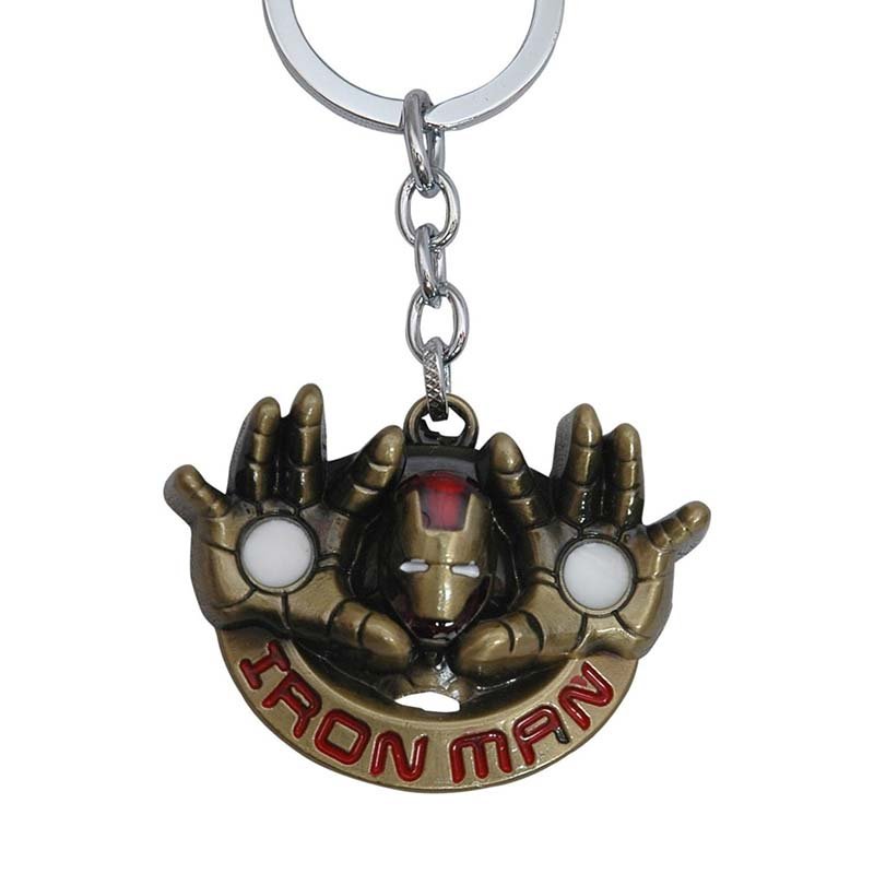 Key Ring Full Metal Iron Man Avengers Superhero Key Chain – TOYS & GIFTS