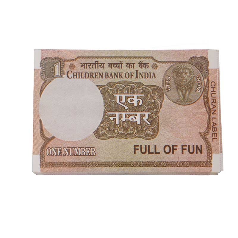 1 Rupee Indian Dummy Currency Notes For Kids (Fake Currency) – TOYS & GIFTS