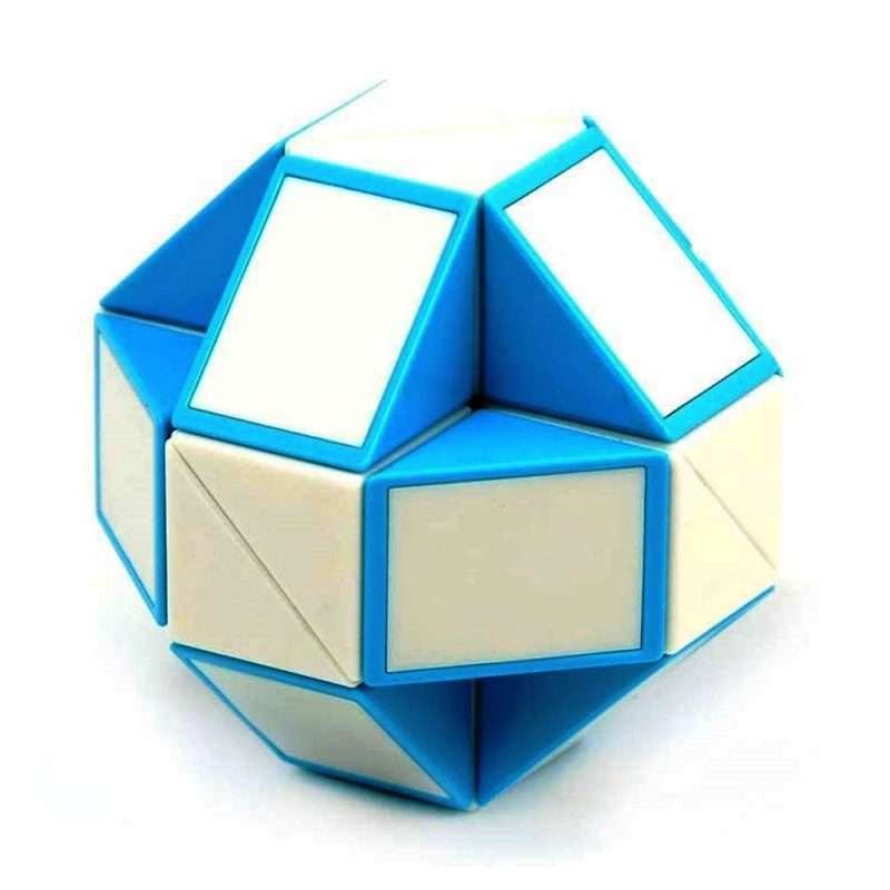 Magic Snake With 24 Wedge Blocks | Geometric Brain Teaser Rubik’s Cube ...